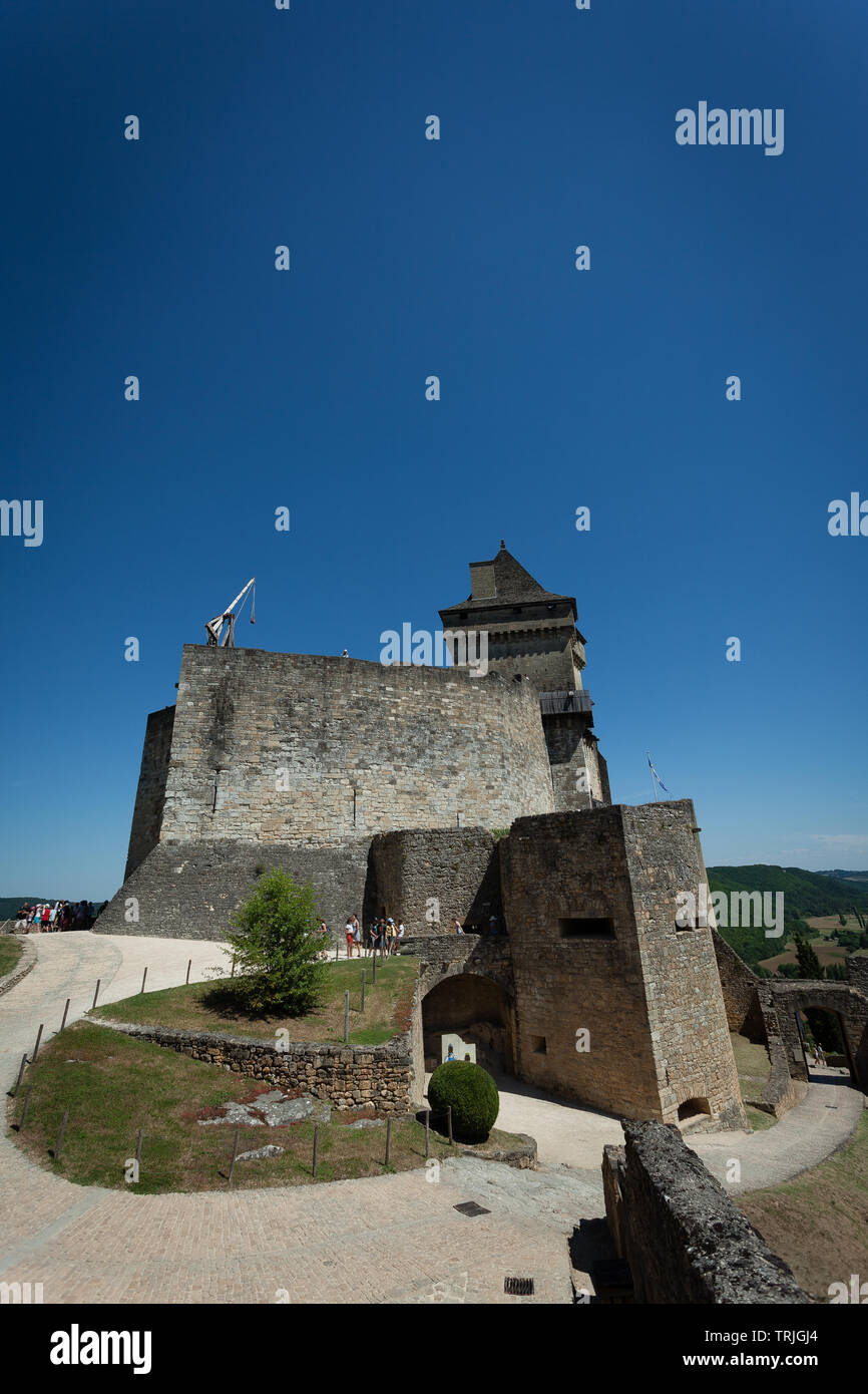 Chateau de Castelnaud castle, Dordogne, France Stock Photo - Alamy
