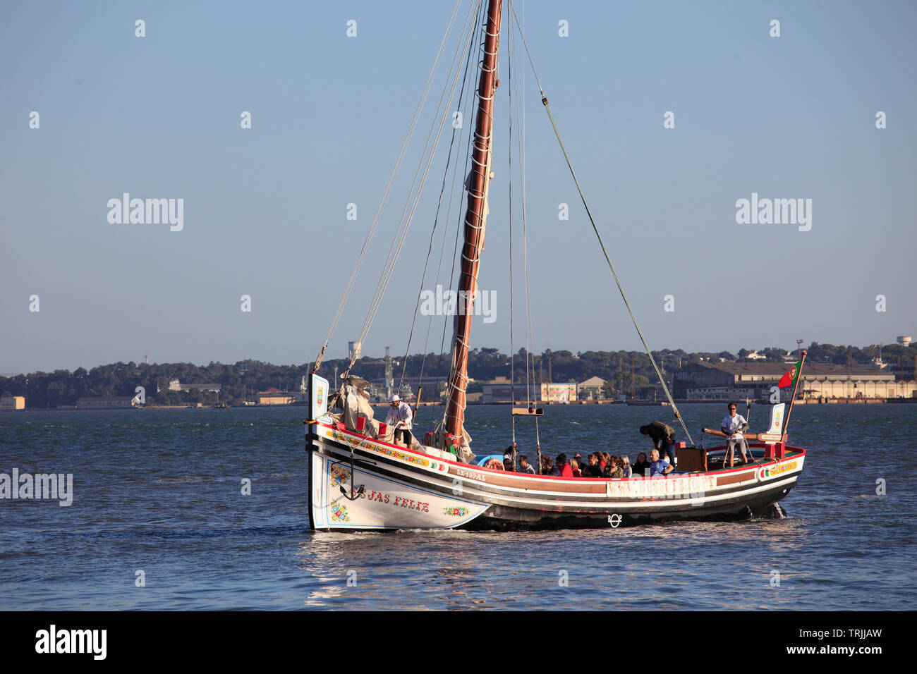 Portugal, Lisbon, traditional boat Stock Photo - Alamy