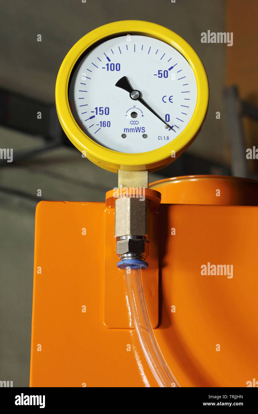 industrial high pressure meters Stock Photo - Alamy