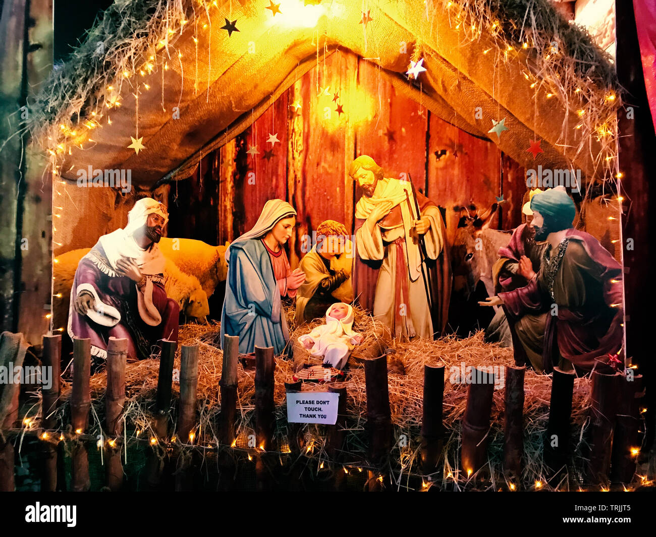 St. George orthodox cathedral, Abudhabi - December 24,2017: Christmas ...