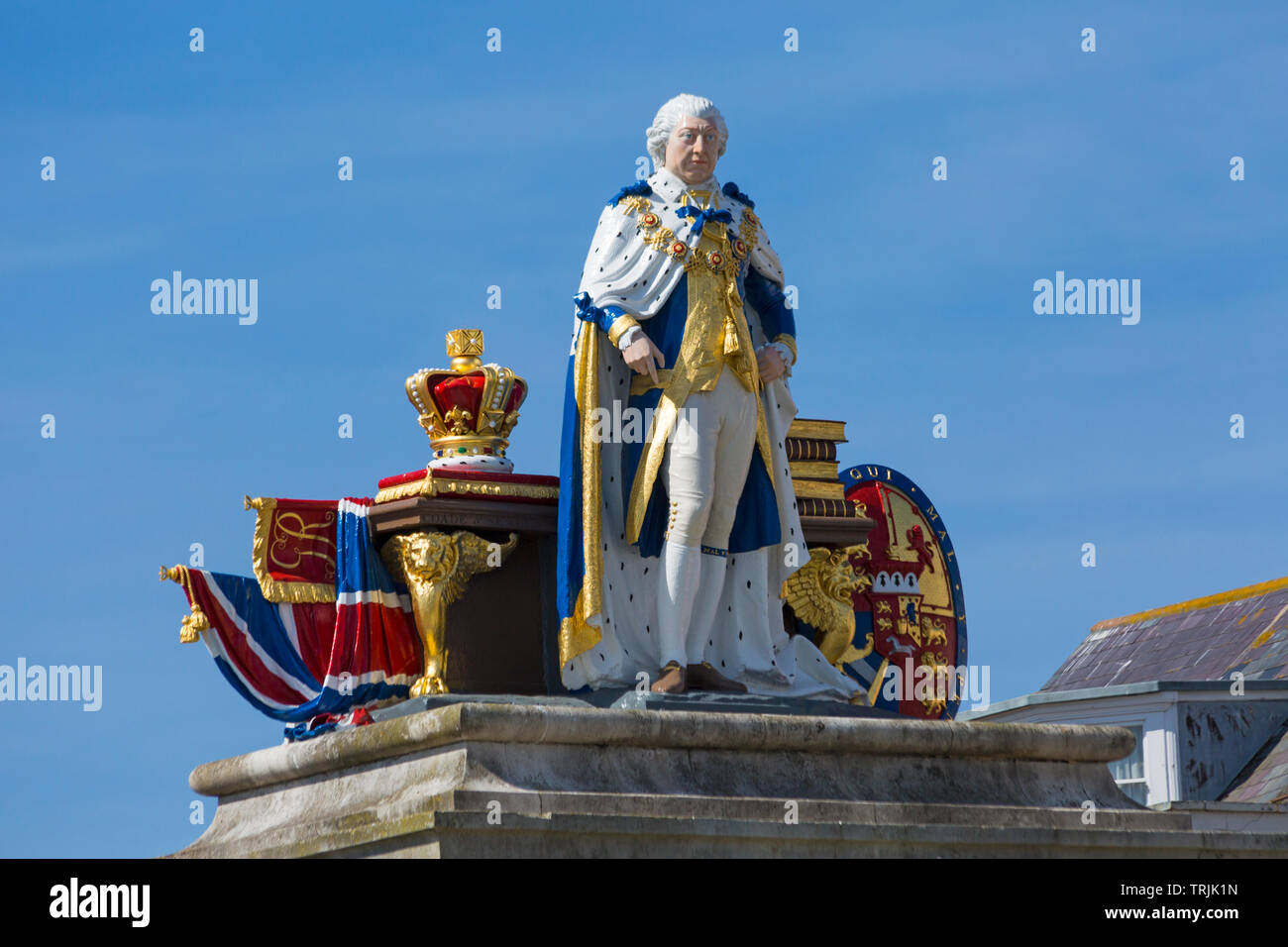 George iii weymouth statue hi-res stock photography and images - Alamy