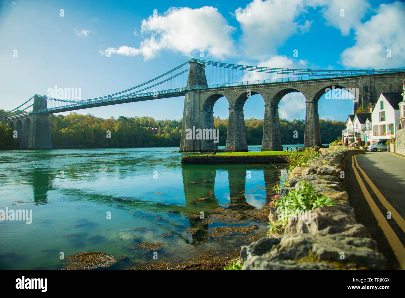Menai bridge menai straits hi-res stock photography and images - Alamy