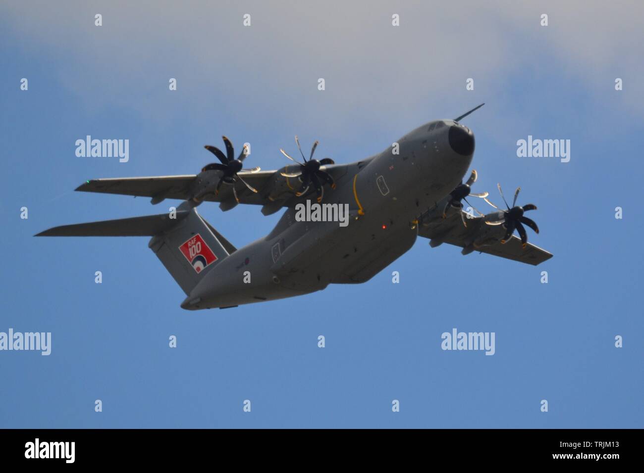 A400M Atlas - RAF 100 - Military Flypast - July 2018 - England UK Stock Photo - Alamy