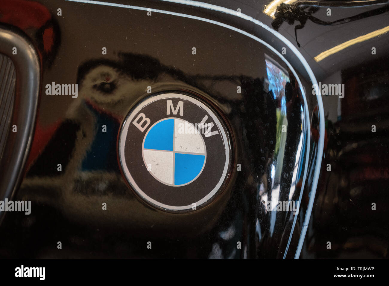 BMW Motor Gasline Tank Stock Photo - Alamy