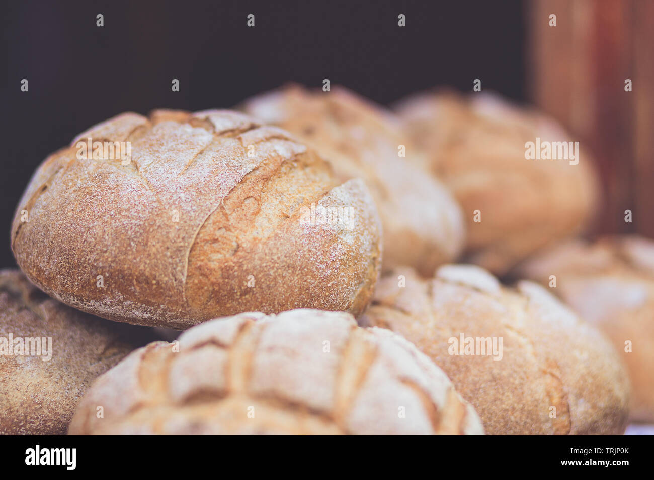 Close up of fresh bread Stock Photo - Alamy