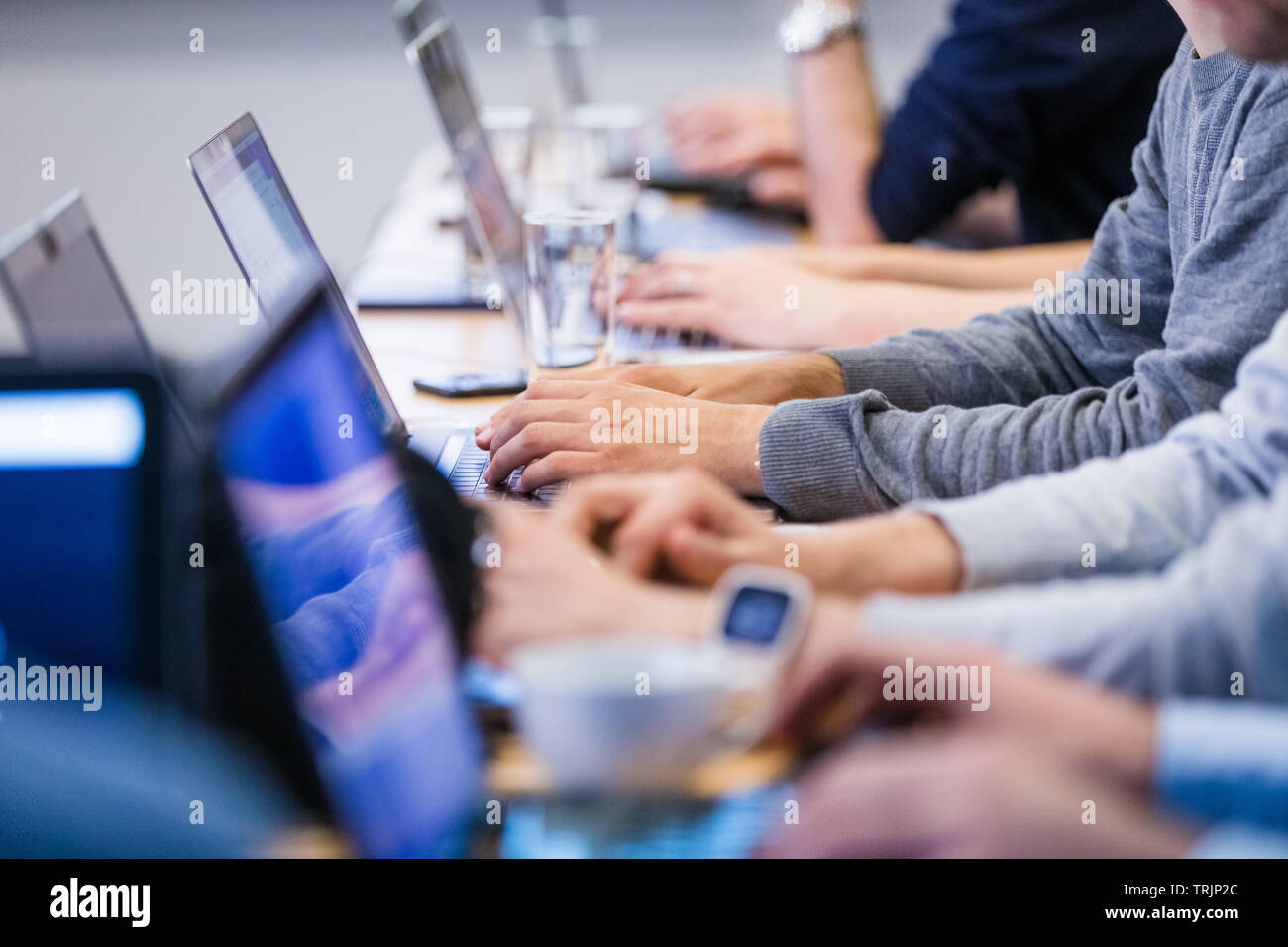 Training office conference computers hi-res stock photography and ...