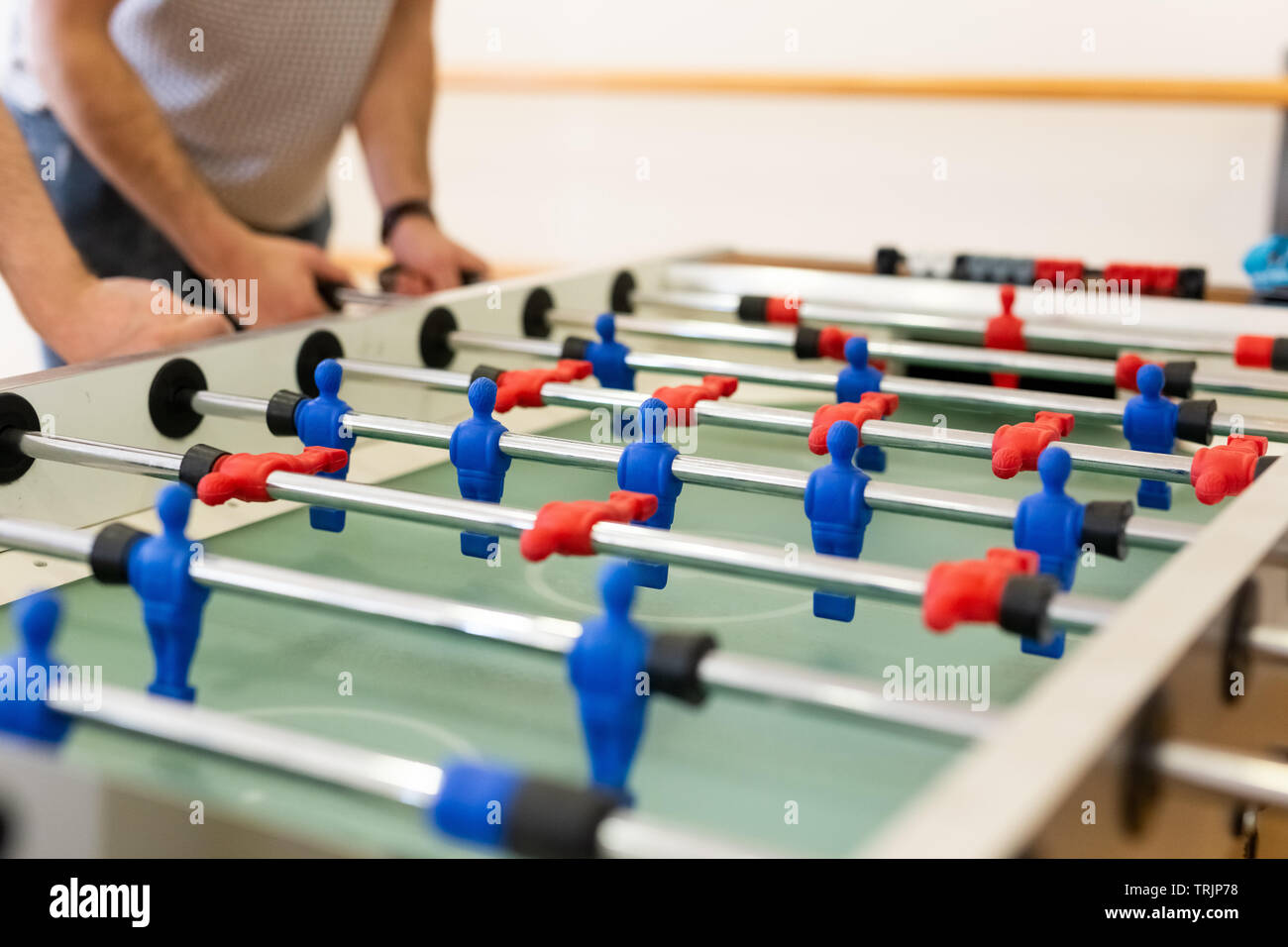 Foosball table inside home hi-res stock photography and images - Alamy