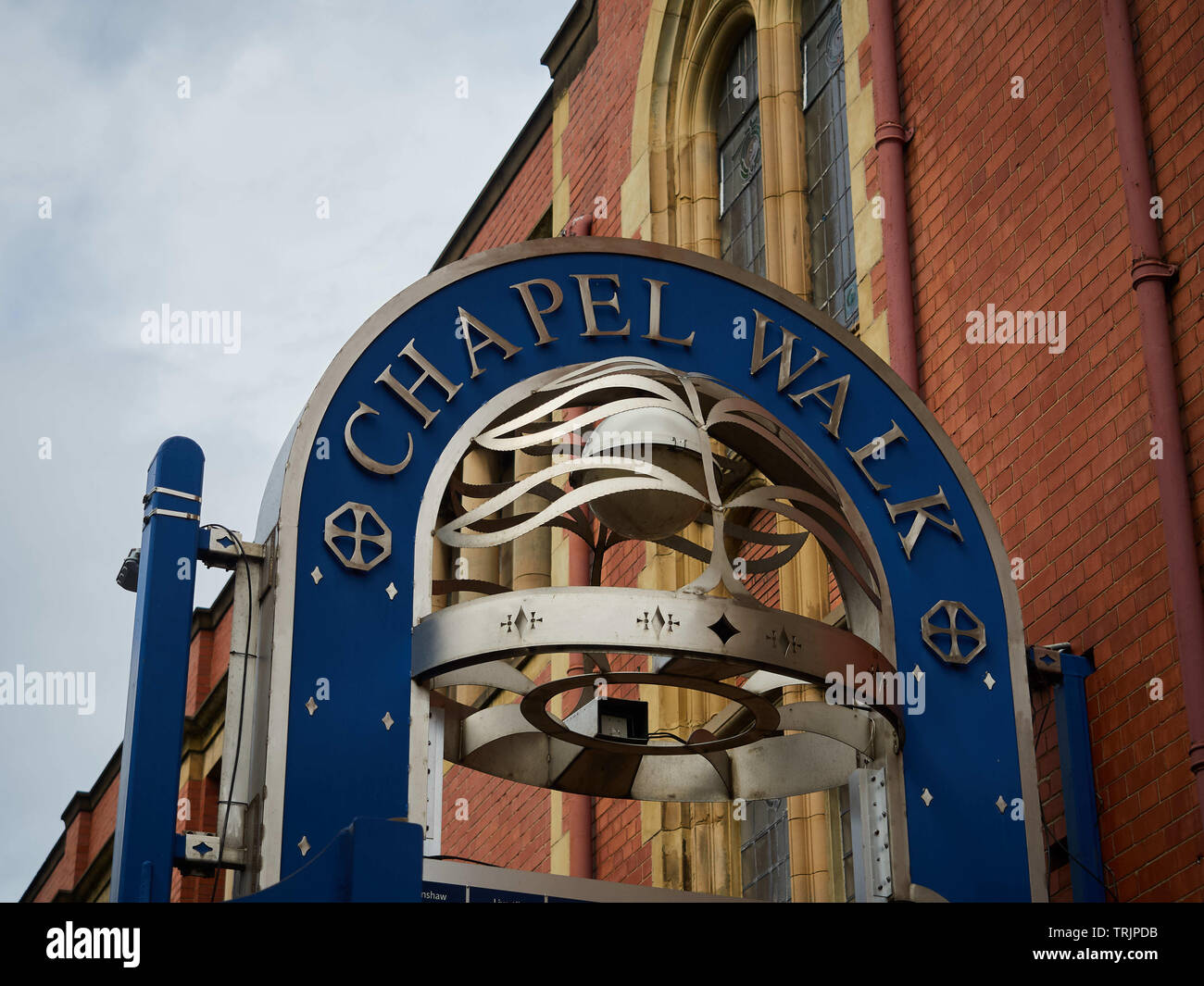 Chapel Walk sign, Chapel Walk, Sheffield UK Stock Photo - Alamy