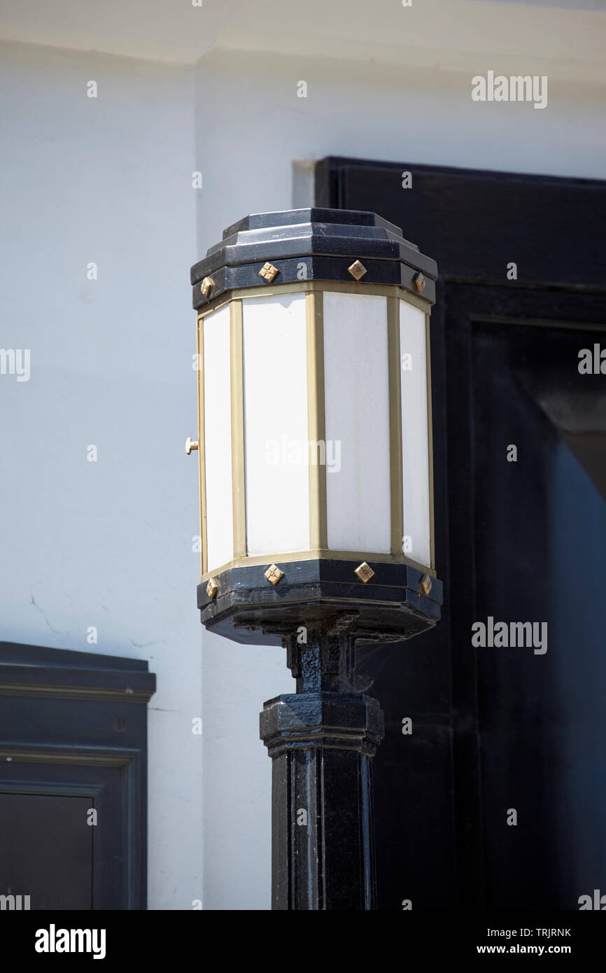 The old art deco light fitting of Arsenal stadium which is converted to ...