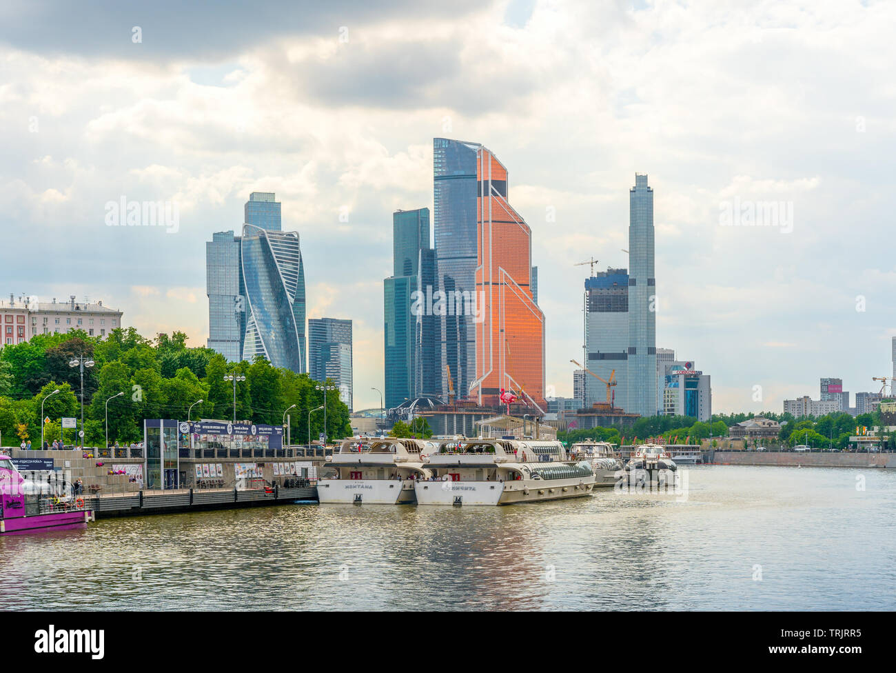 Moscow, Russia - May 26, 2019: Moscow-City (Moscow International ...