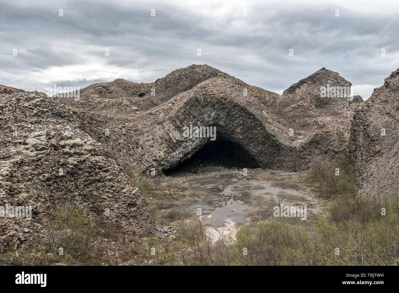 Folded volcanic formation hi-res stock photography and images - Alamy
