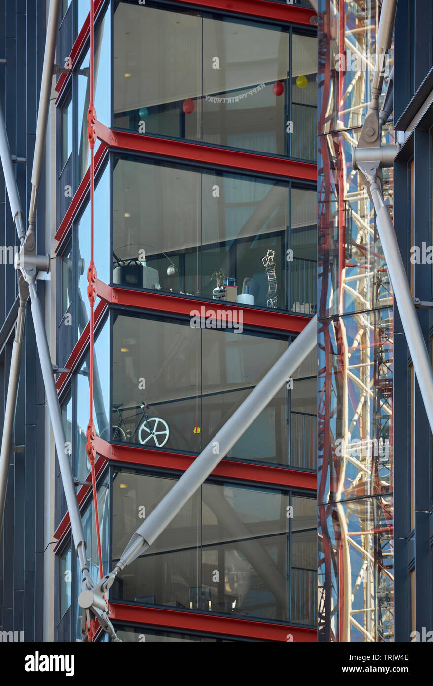 Neo bankside high rise flats apartment building hi-res stock ...