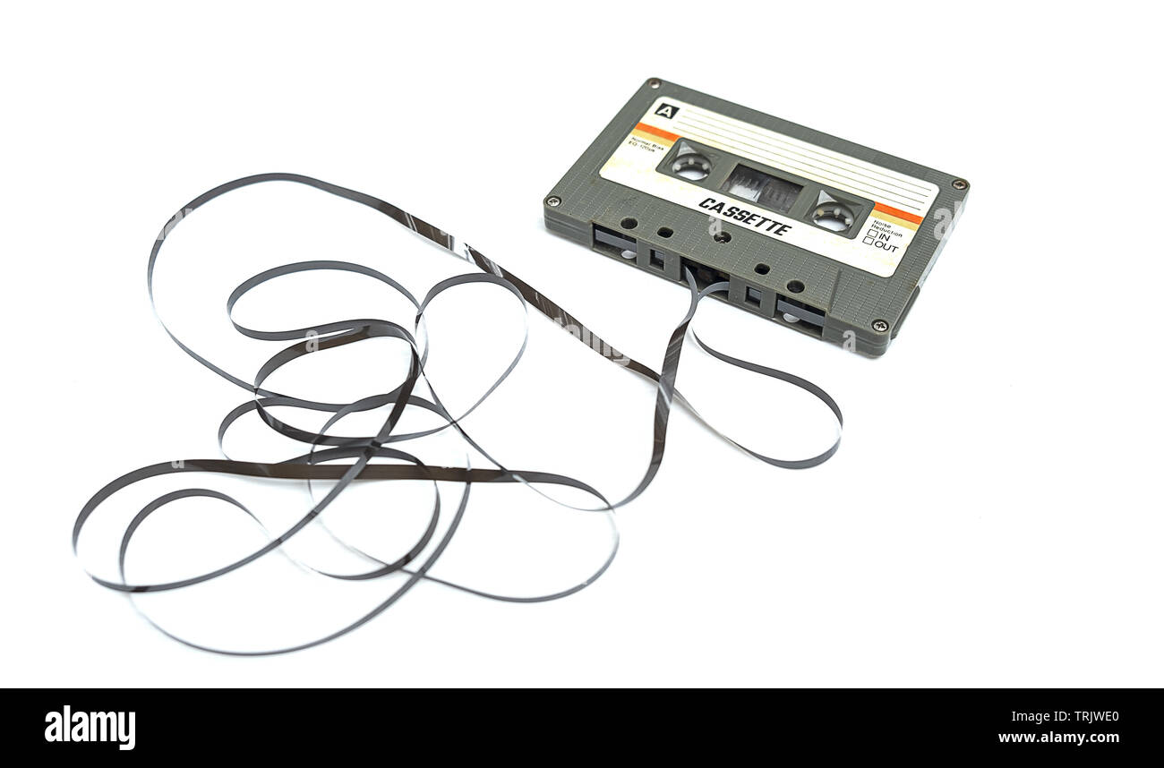 1970s music cassette tapes Cut Out Stock Images & Pictures - Alamy