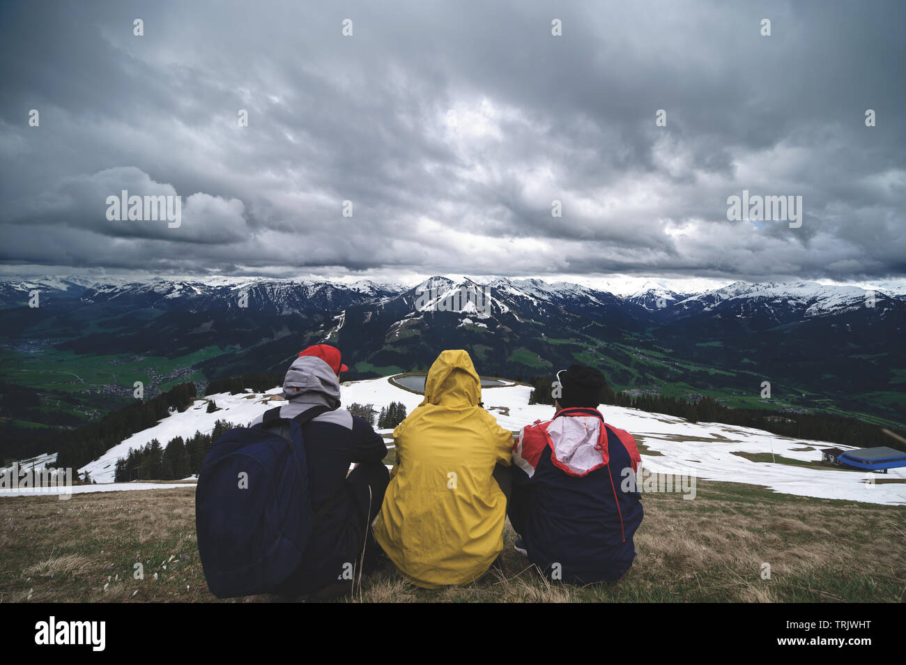 Together relaxing hi-res stock photography and images - Alamy