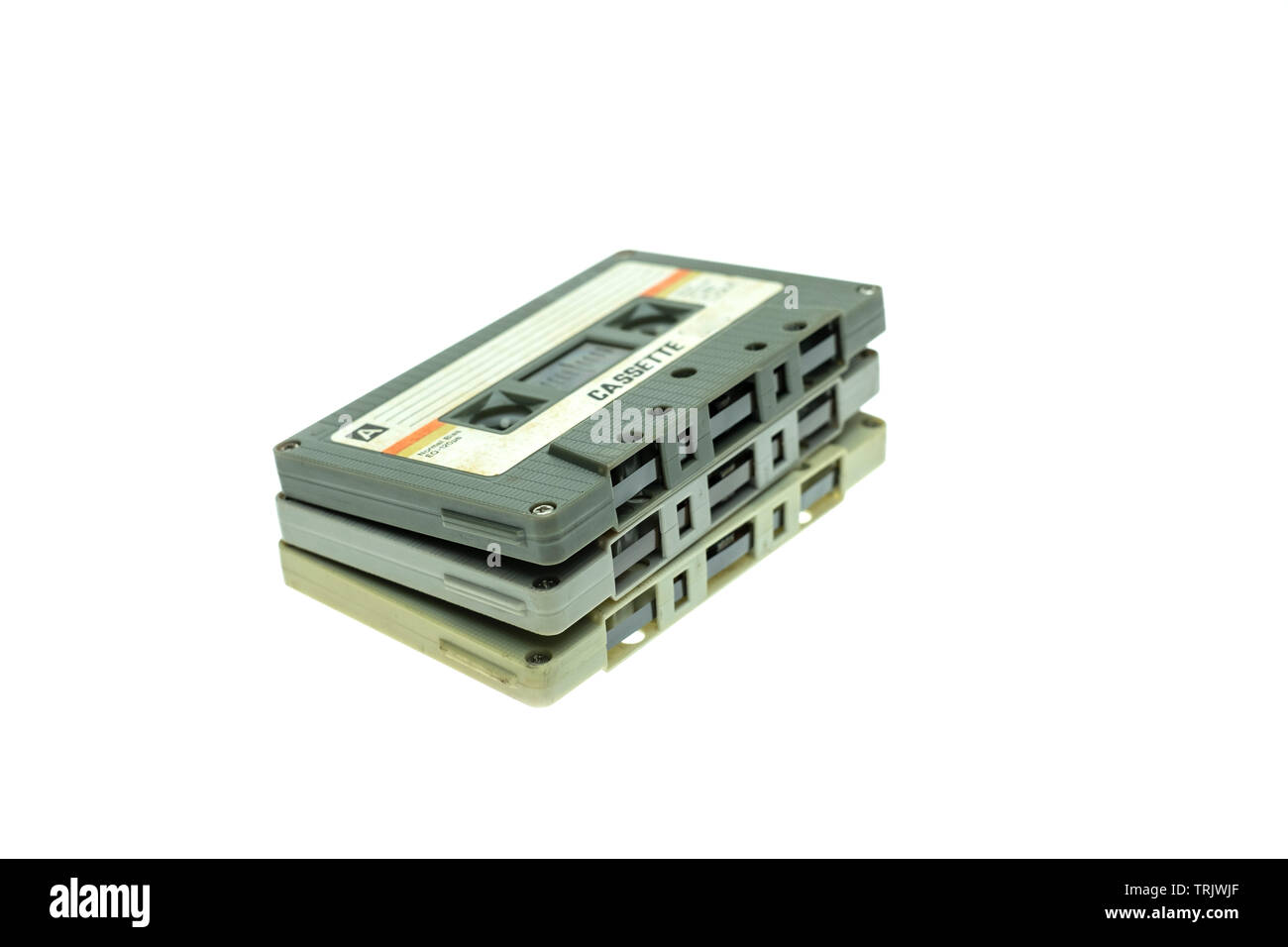 1970s music cassette tapes Cut Out Stock Images & Pictures - Alamy