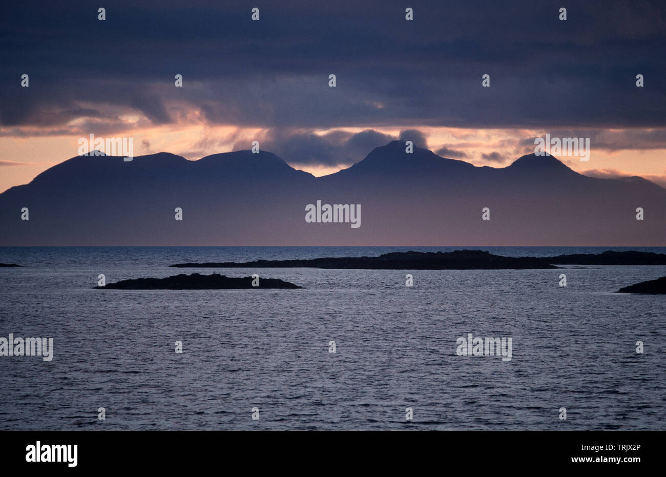 Island of Rum, Inner Hebrides Islands, District of Locaber, Scotland ...