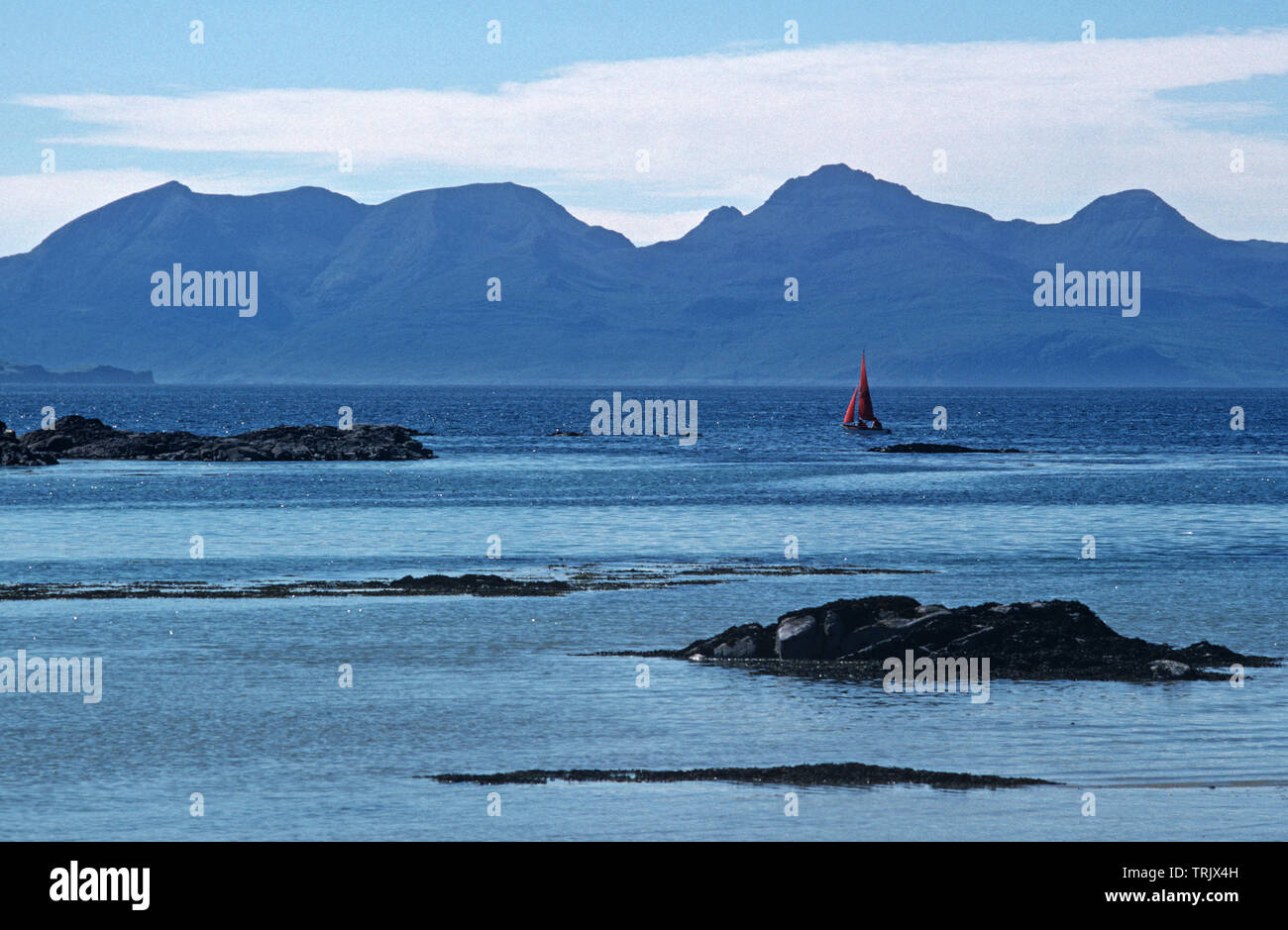 Island of Rum, Inner Hebrides Islands, District of Locaber, Scotland ...