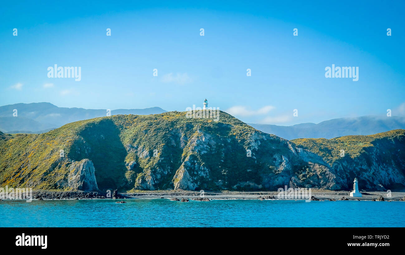Pencarrow Head Lighthouse, Wellington, New Zealand Stock Photo - Alamy