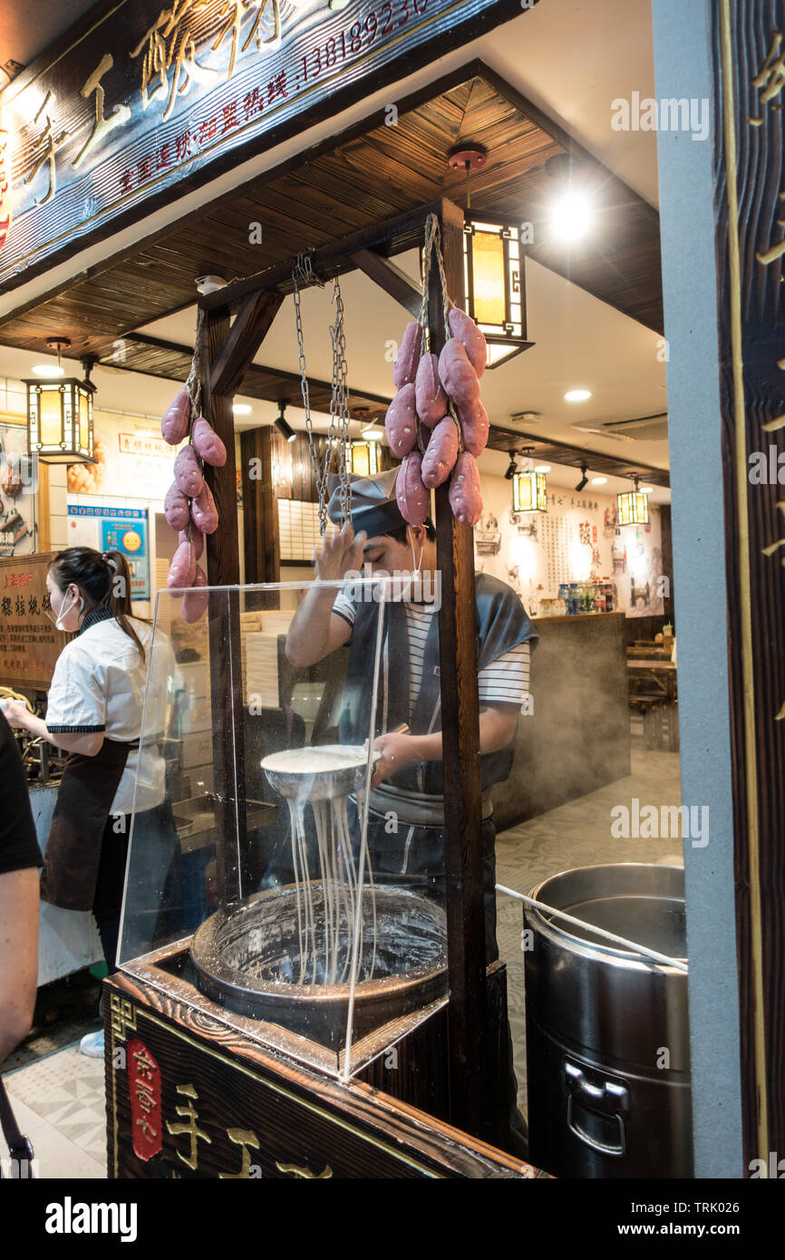 Shops in Shanghai Stock Photo - Alamy