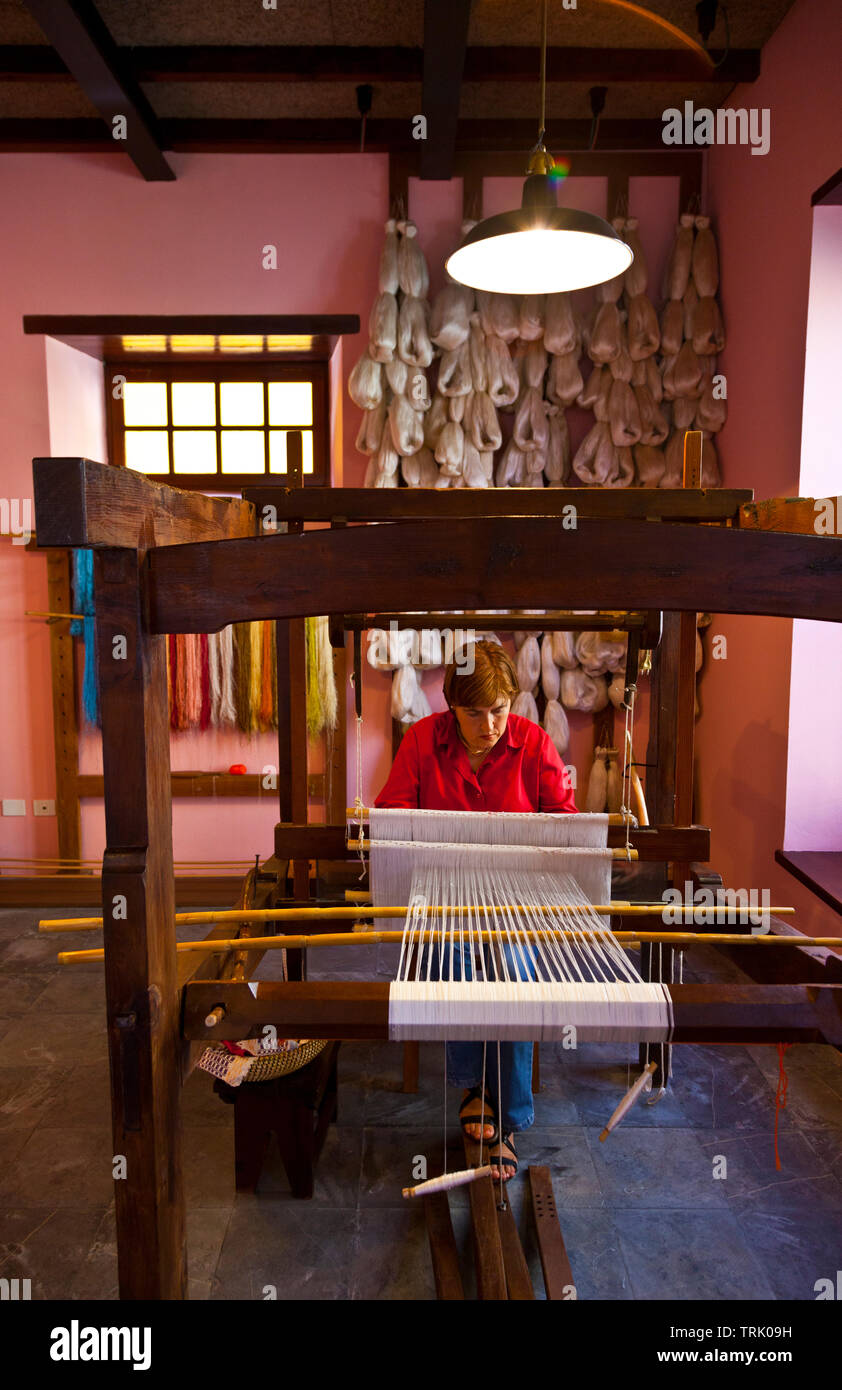 Museo de la Seda. Hermanas García Pérez. Pueblo El Paso. Isla La Palma ...