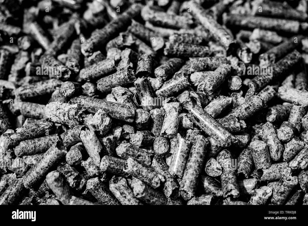 Texture wood pellets Black and White Stock Photos & Images - Alamy