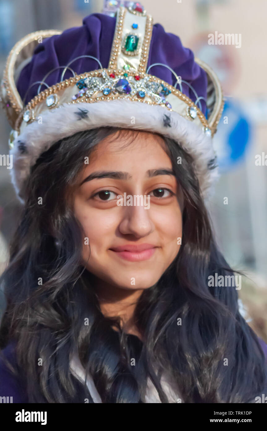 Glasgow , Scotland, UK. 7th June, 2019. Seerat was crowned the queen at ...