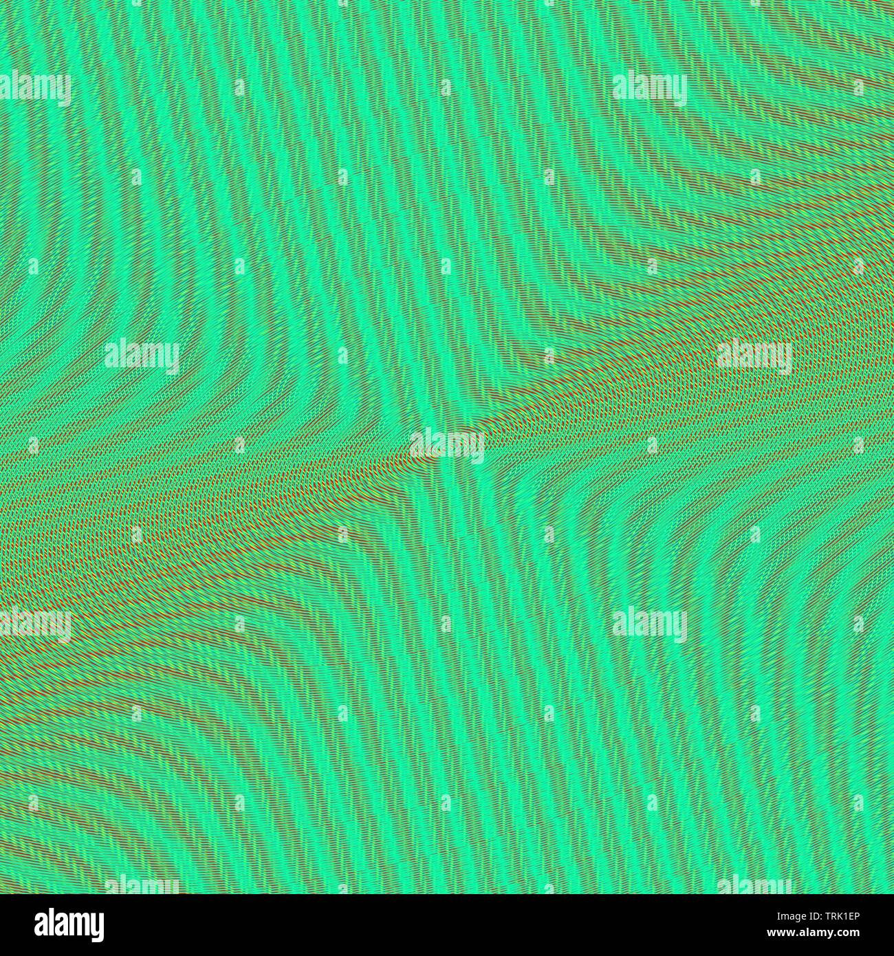 Computer graphics image of superimposed ellipses creating moire pattern ...