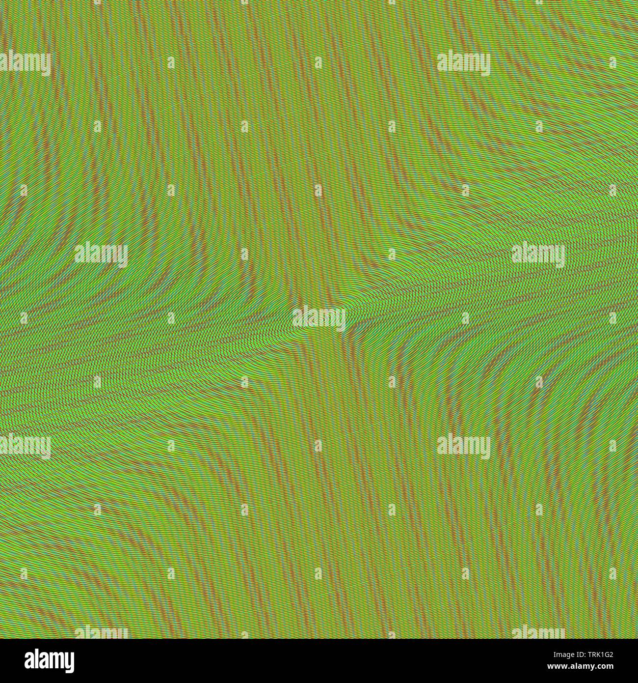 Computer graphics image of superimposed ellipses creating moire pattern ...