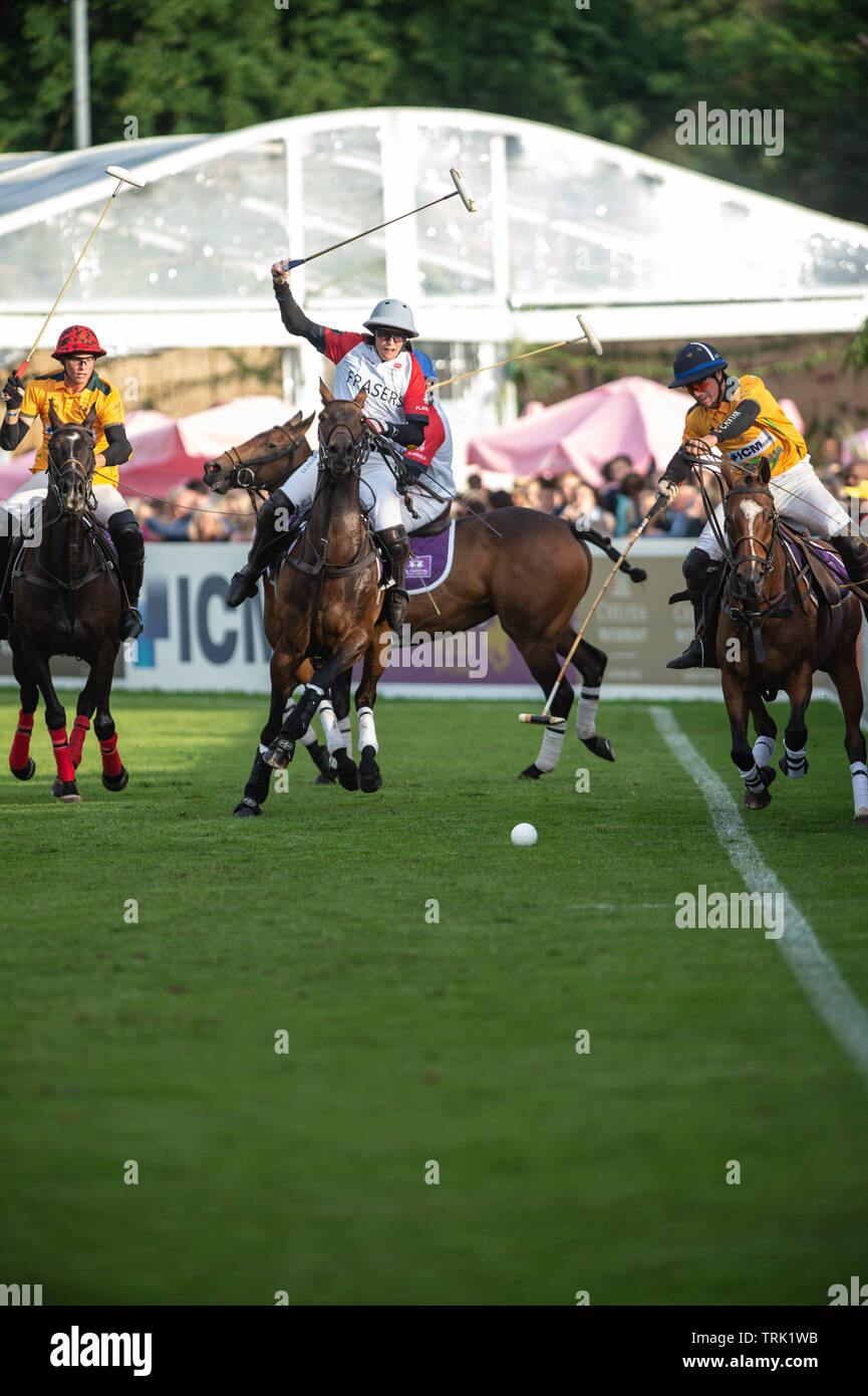 London, UK. 7th June, 2019, Chestertons polo in the park 2019, World ...