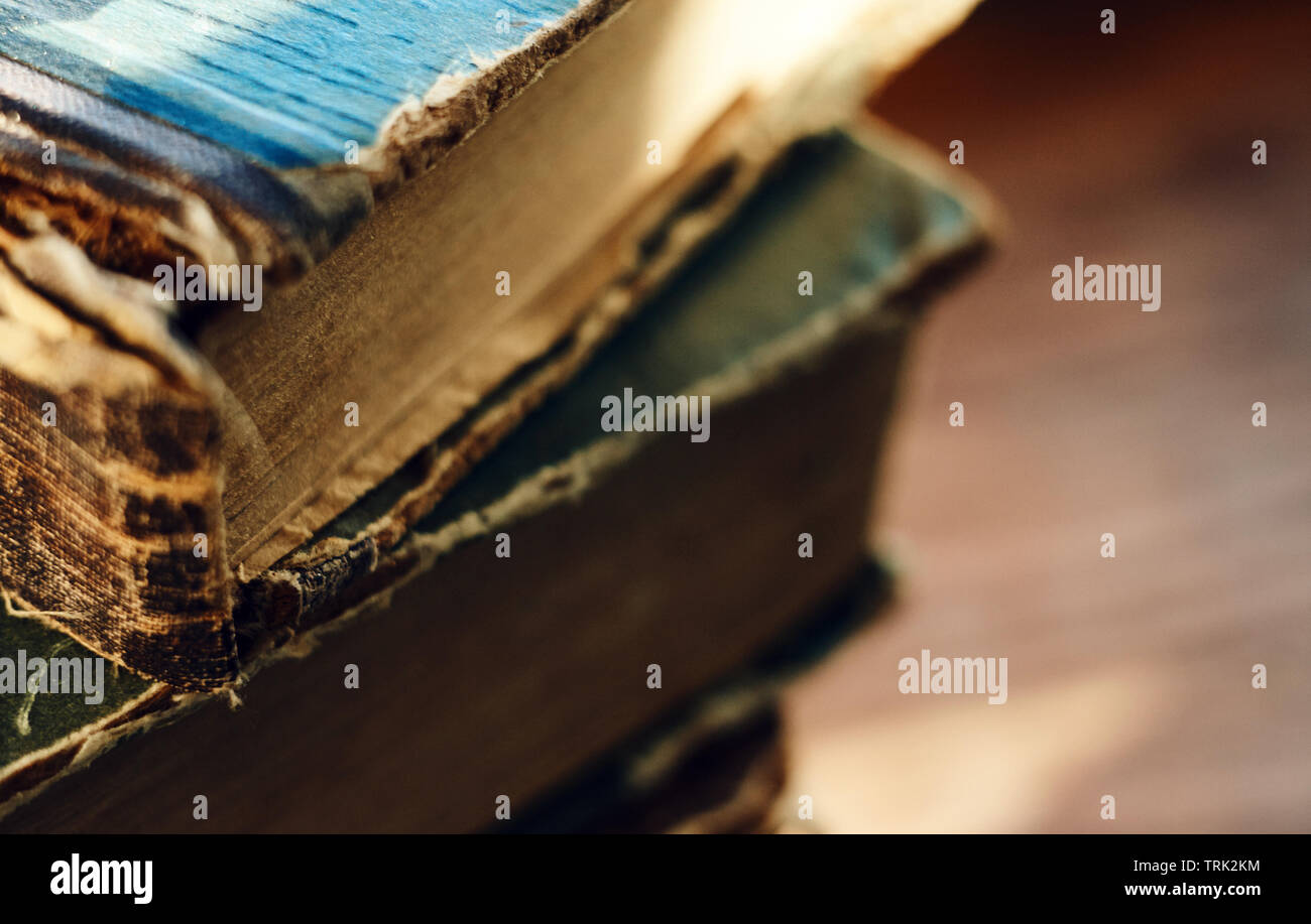 Battered old book cover hi-res stock photography and images - Alamy