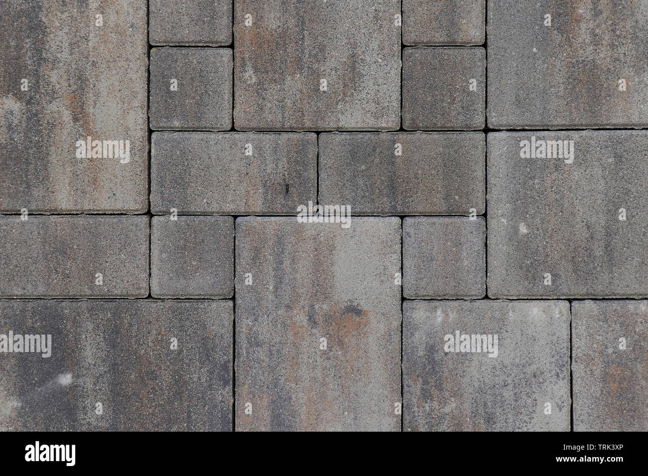 Dirty grey stone rectangle pattern background texture Stock Photo - Alamy