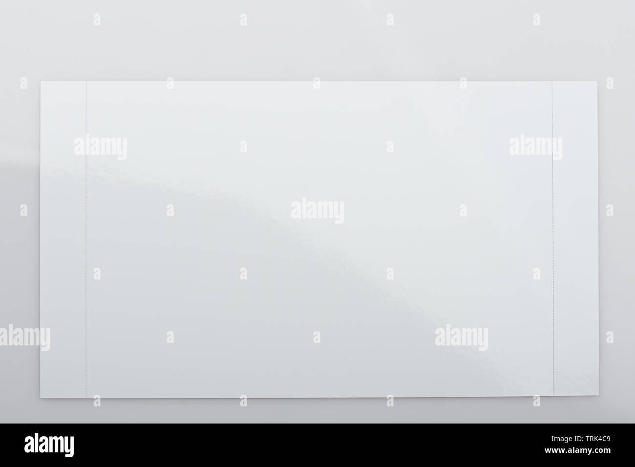 Paper for photo printer on white background Stock Photo - Alamy