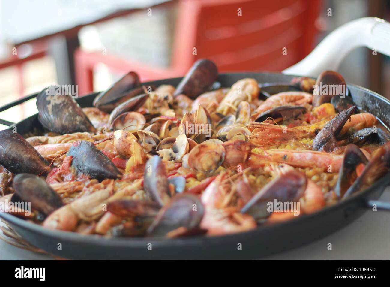 Yellow paella hi-res stock photography and images - Alamy