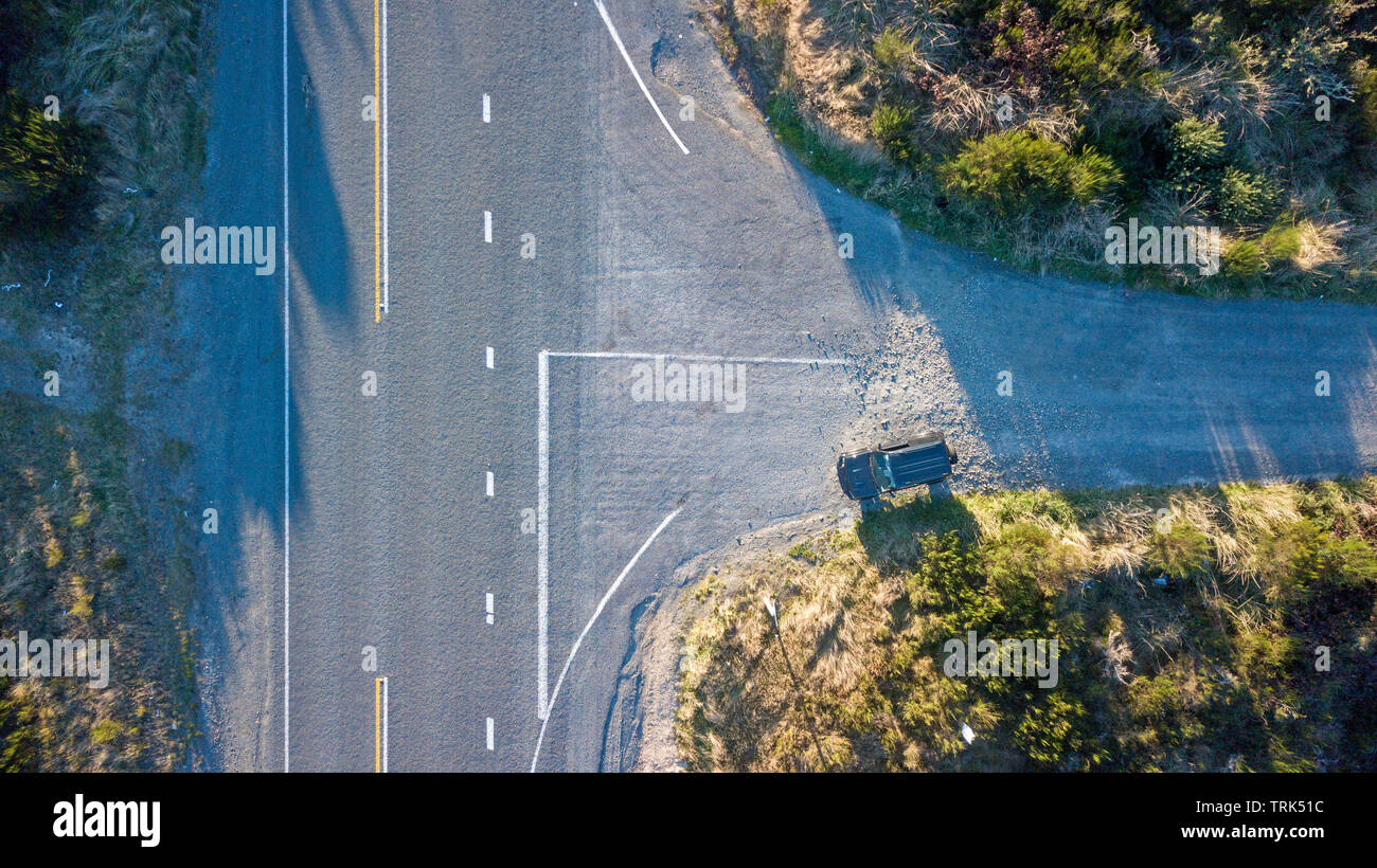 T Intersection Through Road