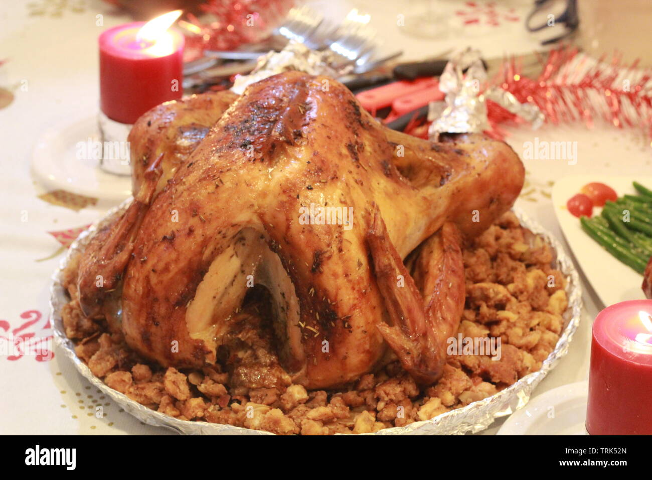 Traditional Christmas turkey Stock Photo - Alamy