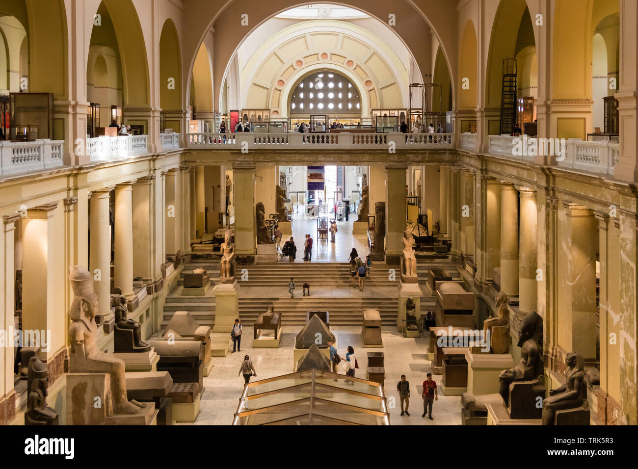 Cairo, Egypt - April 19, 2019: The Museum of Egyptian Antiquities ...