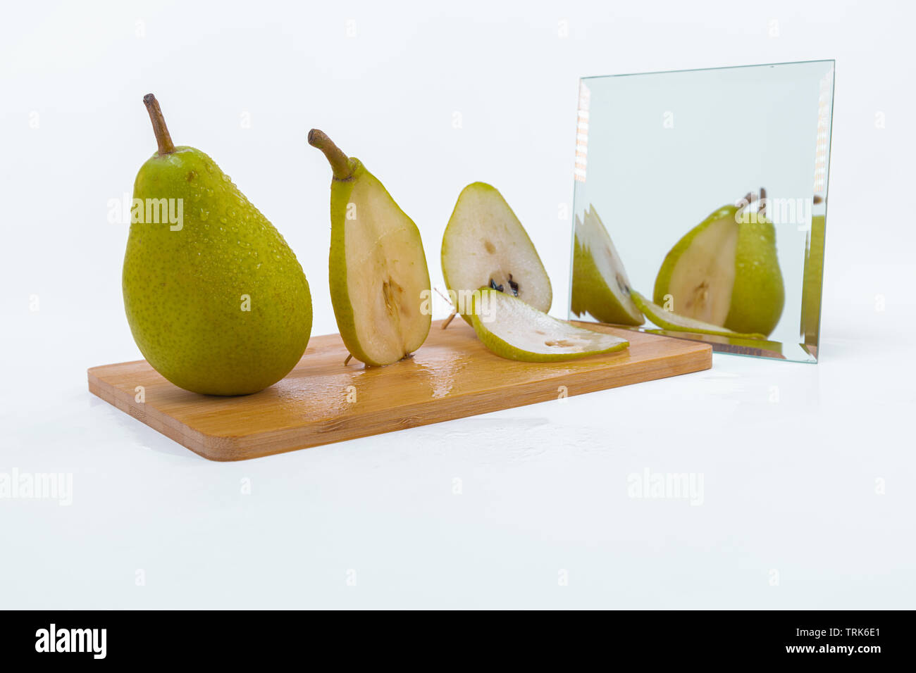 Yellow pear water splash isolated hi-res stock photography and images ...