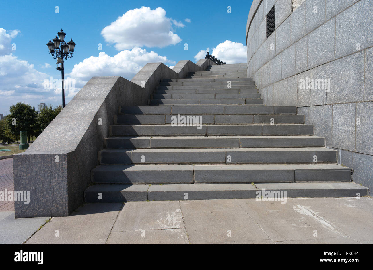 Marble Stairs at Day Stock Photo - Alamy
