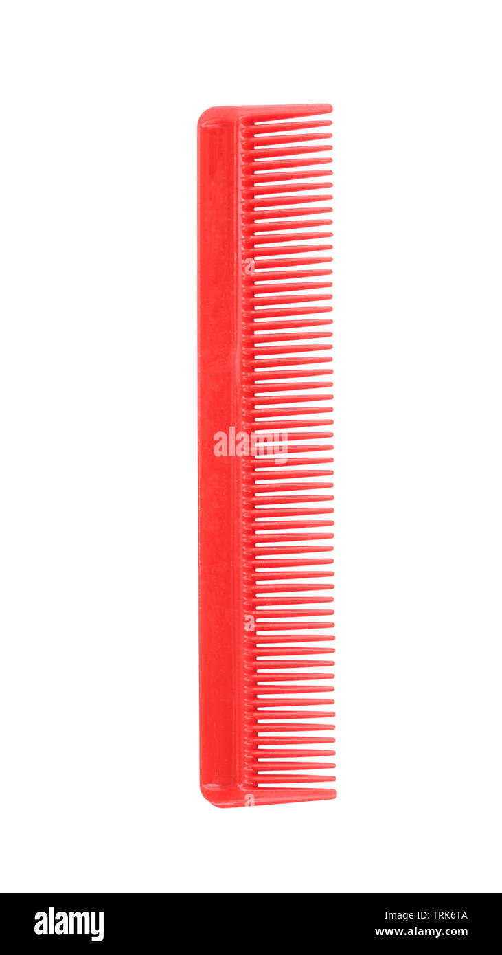 Red Comb Isolated Stock Photo - Alamy