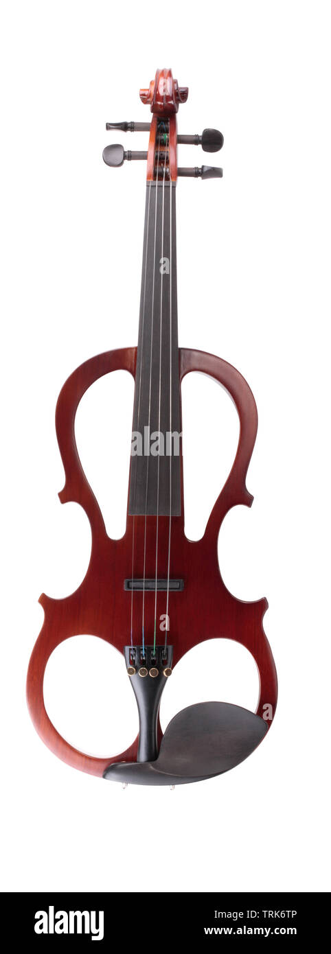 Electric Violin Isolated Stock Photo - Alamy