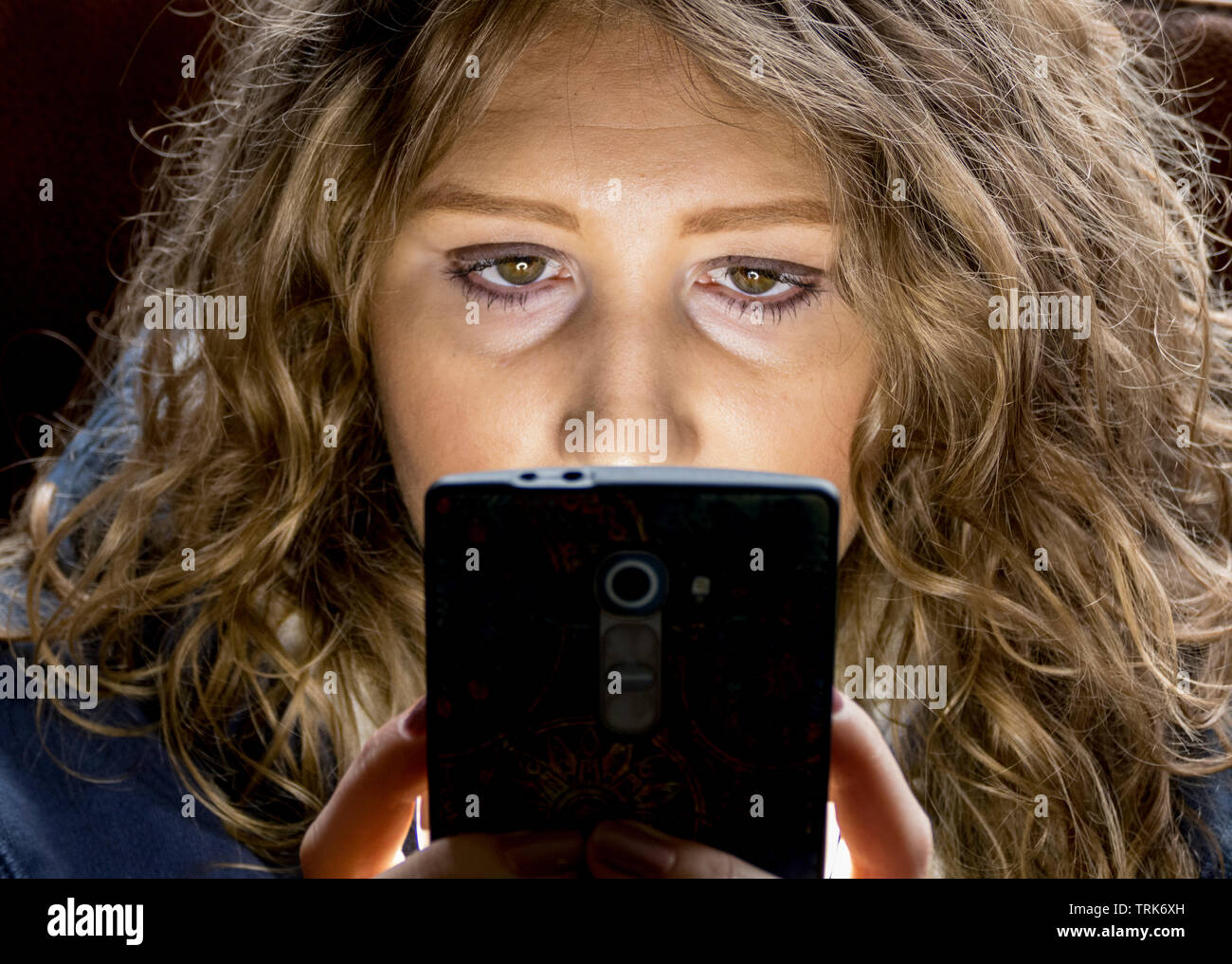 Mobile Eyes High Resolution Stock Photography and Images - Alamy