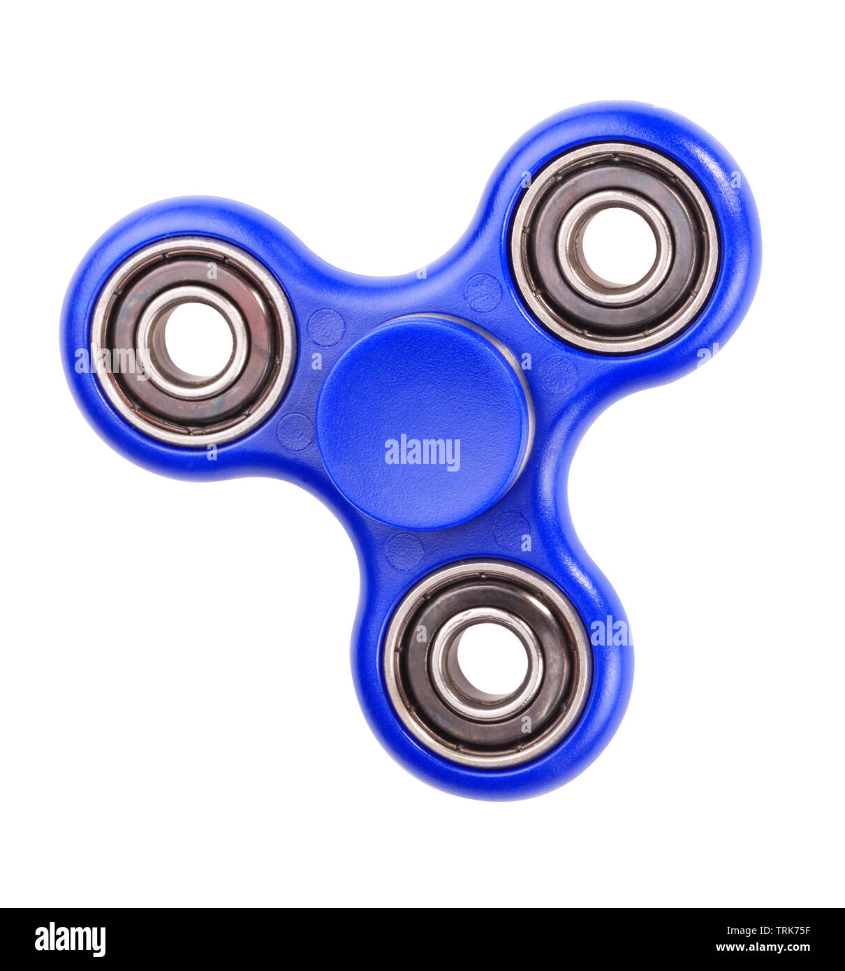 blue plastic toy isolated on white background at day Stock Photo - Alamy