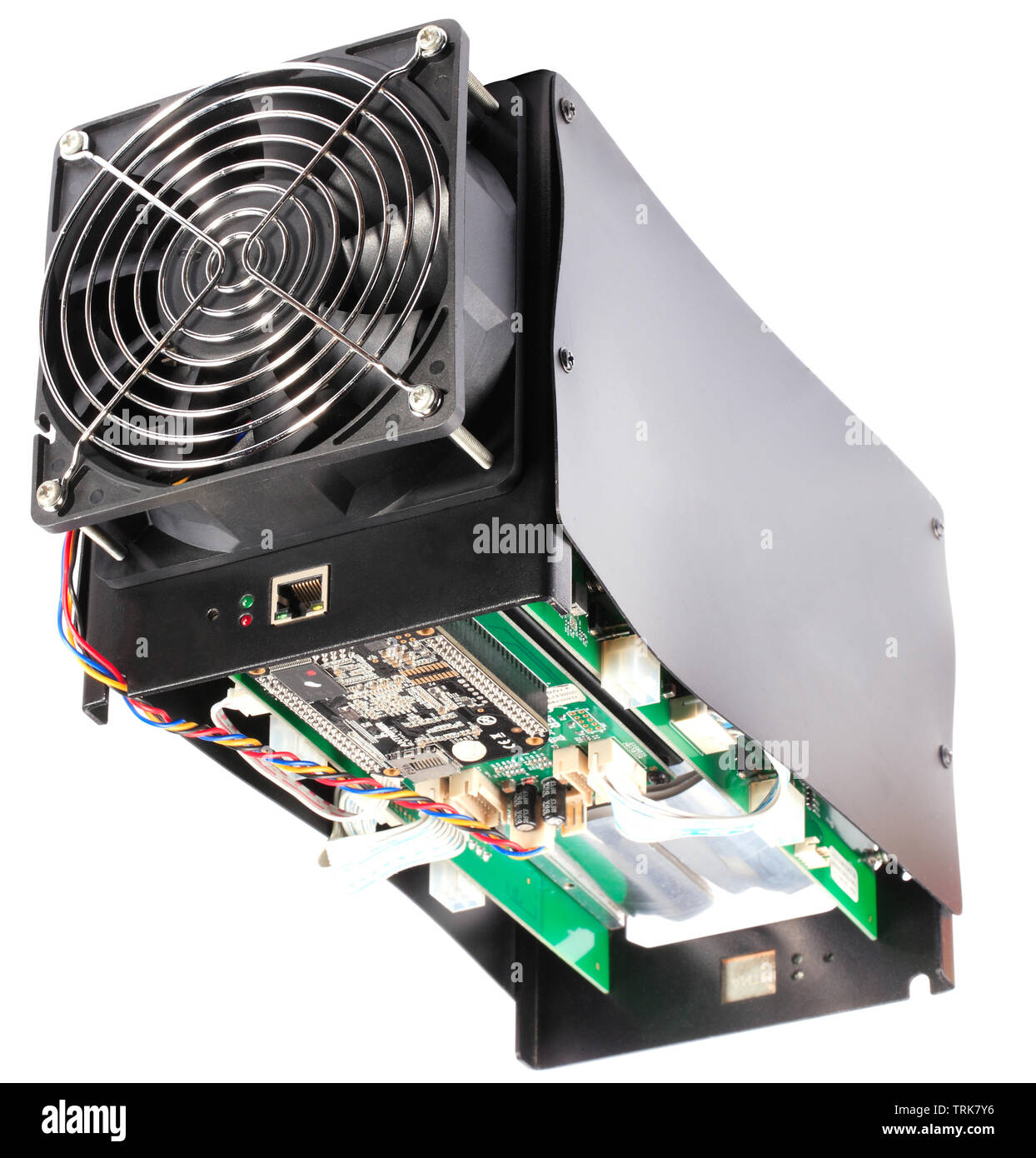 electronic device isolated on white background Stock Photo - Alamy