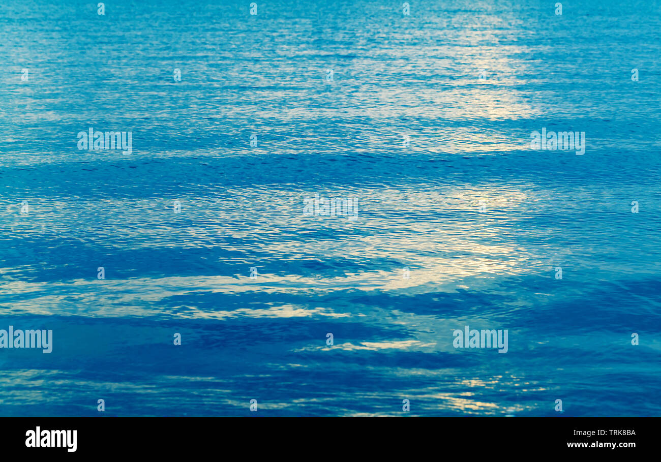 Blue Star Water Reflection Texture