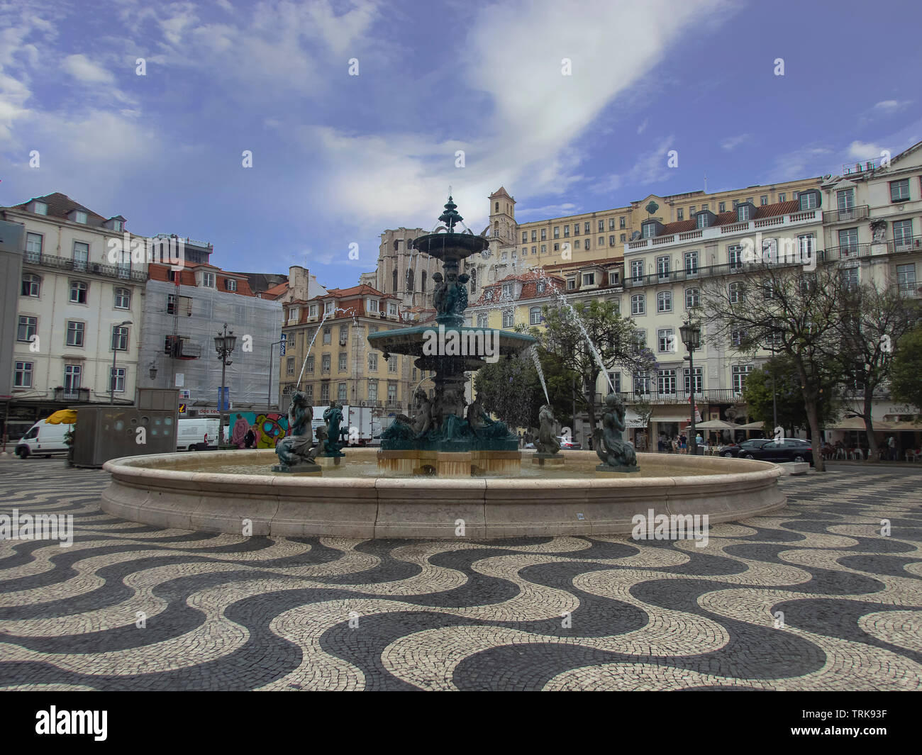 Iconic rossio square in hi-res stock photography and images - Alamy