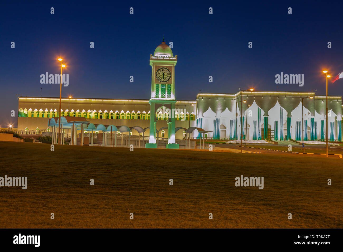 Doha clock tower hi-res stock photography and images - Alamy