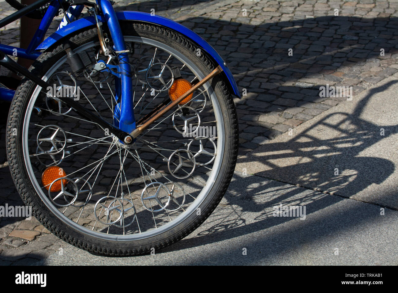 Push bike wheel hi-res stock photography and images - Alamy