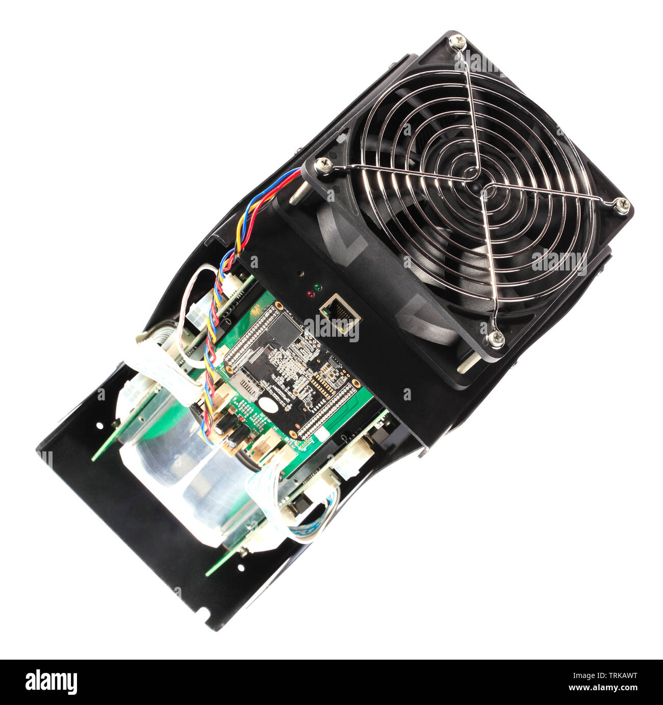 electronic device isolated on white background Stock Photo - Alamy