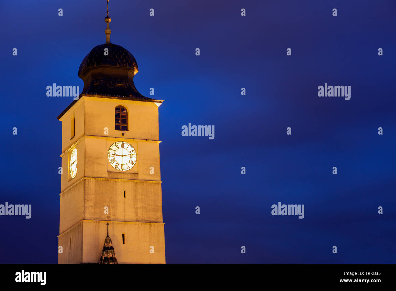 Council Tower of Sibiu. Sibiu, Sibiu County, Romania Stock Photo - Alamy