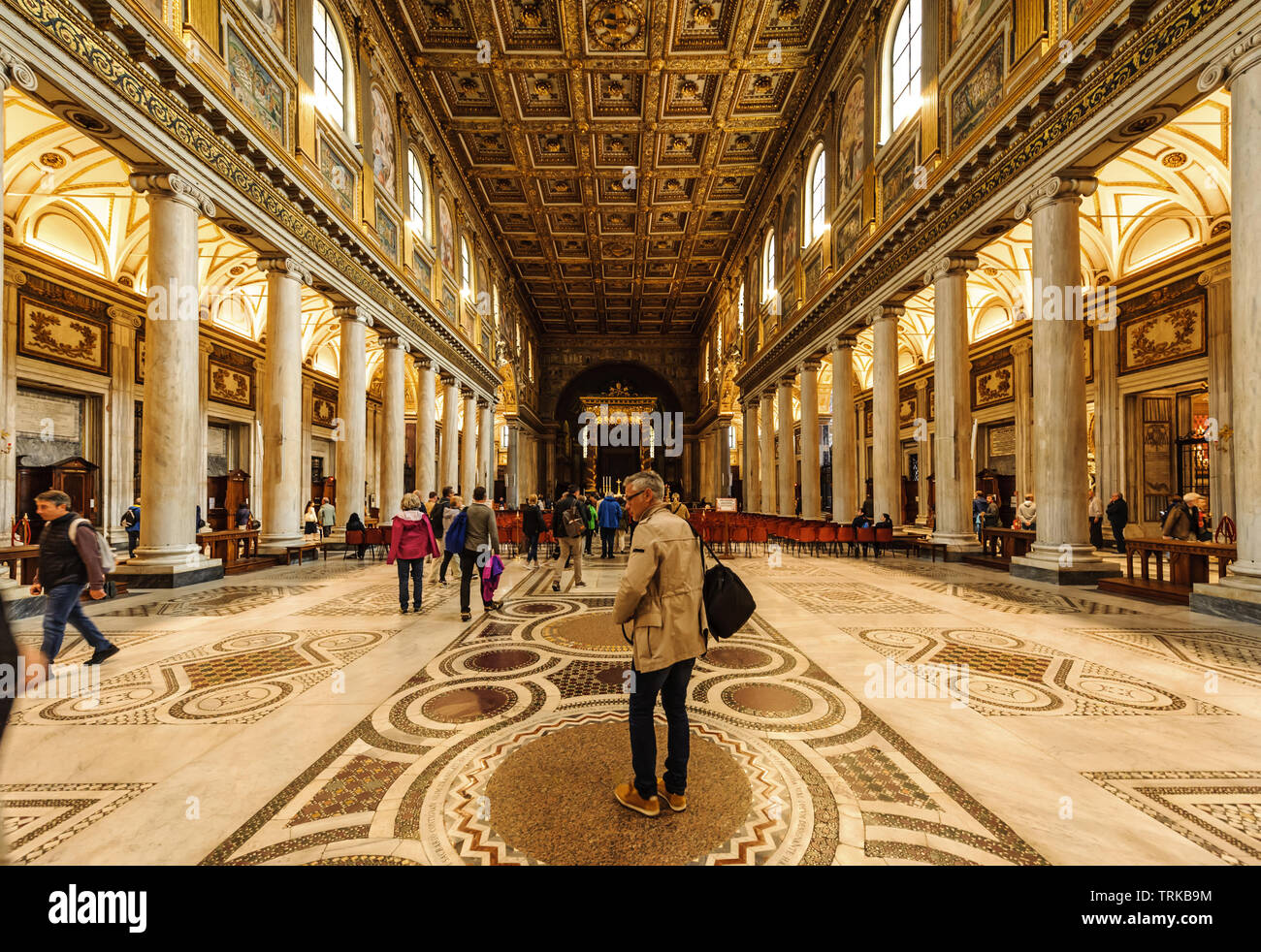 Basilica of Santa Maria Maggiore in Rome Stock Photo - Alamy